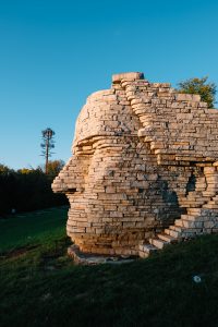 The Sphinx-Like Monument to Native American Chief Leatherlips | Thought ...