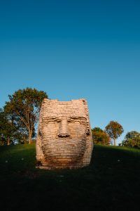 The Sphinx-Like Monument to Native American Chief Leatherlips | Thought ...